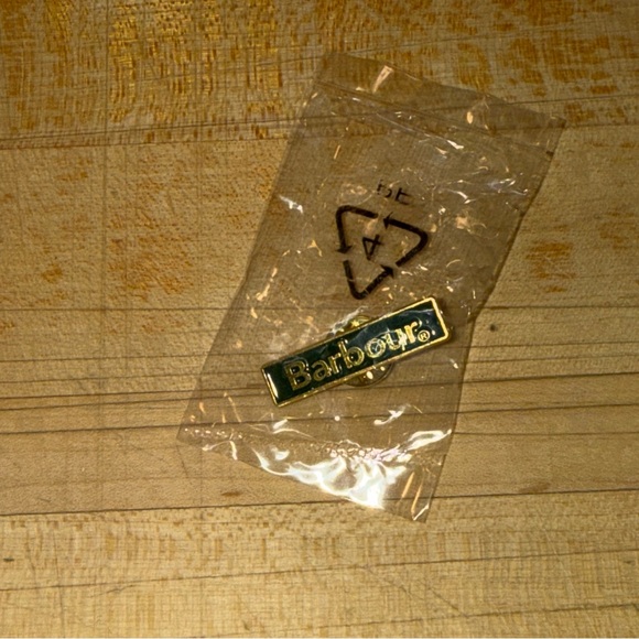 Barbour | Accessories | Barbour Green And Gold Enamel Pin Badge New ...